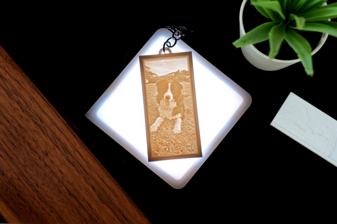 Custom Photograph Lithophane Keychain – Personalised Photo Gift - Etsy