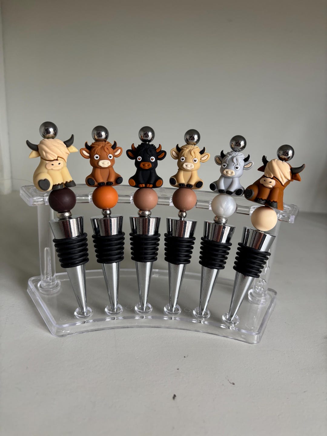 Highland Cow Wine Stopper - Bottle Stopper - Quirky Gift - New Home ...