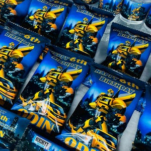 Tranformers Editable Chip Bags - Etsy