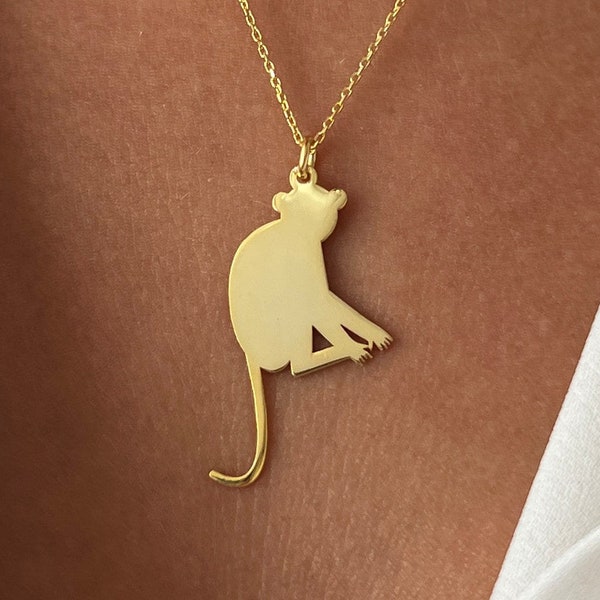 Monkey Necklace - Etsy UK