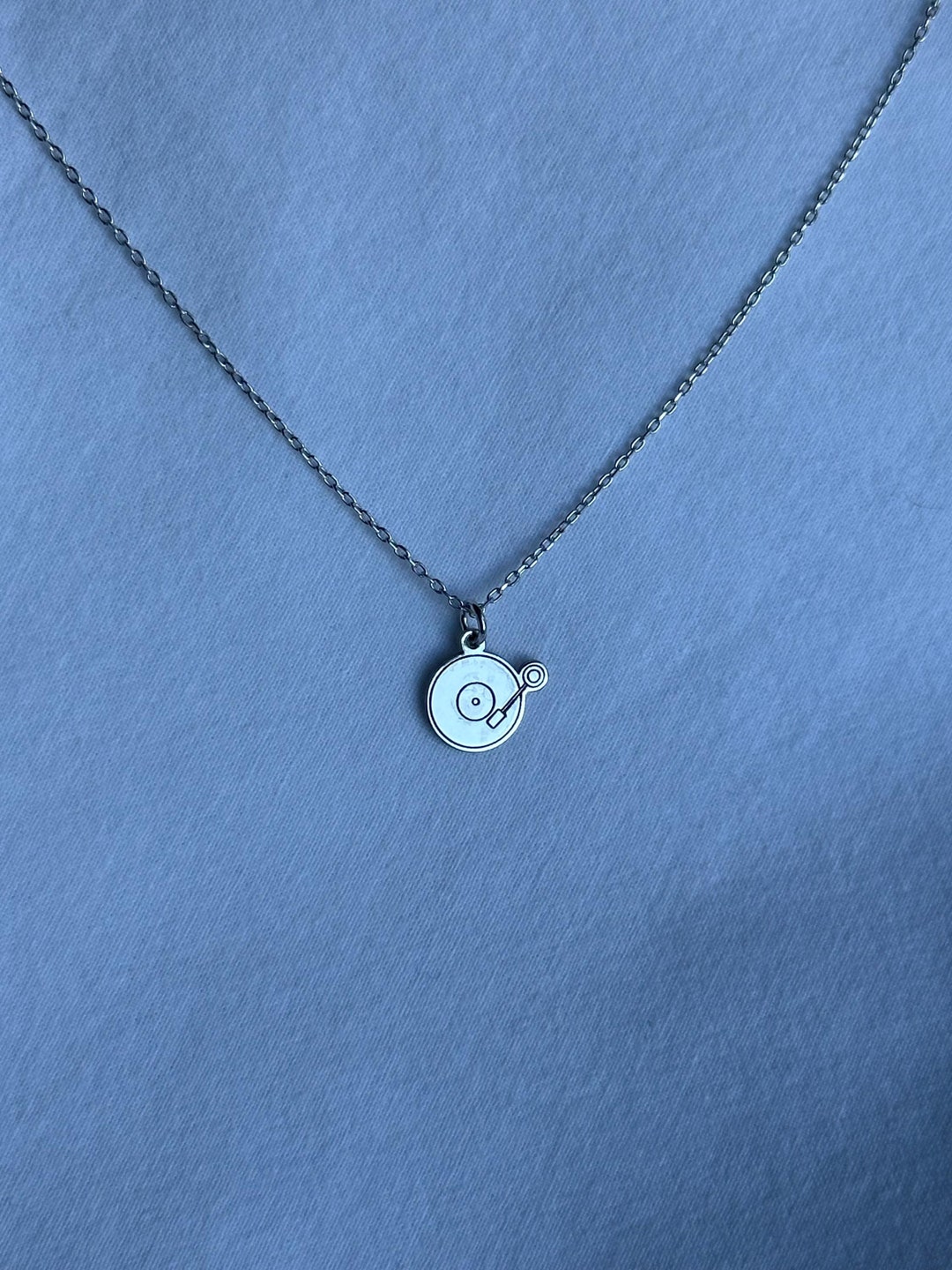 Cd Player Necklace · 14K Gold Plated · 925K Sterling Silver · Music ...