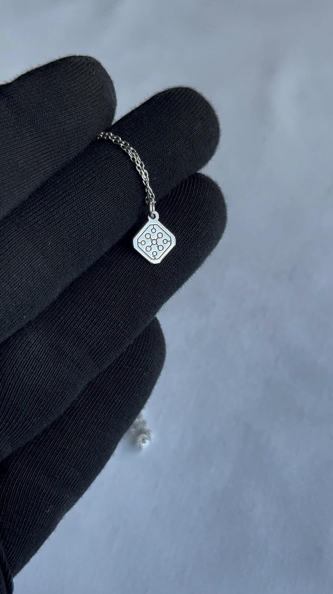 Chip Necklace 14K Gold Plated 925K Sterling Silver Computer Pendant ...