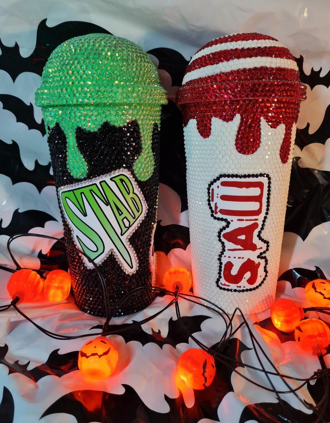 Horror Scream Stab Ghostface Saw Jigsaw Rhinestone Bling Tumblers - Etsy