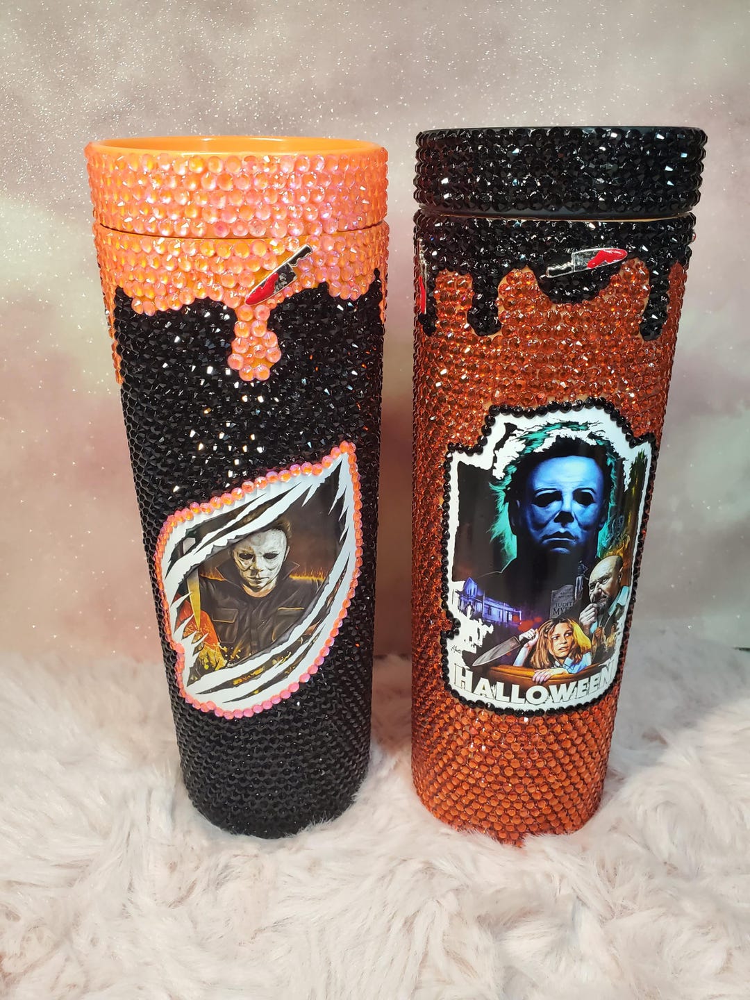 Halloween Michael Myers Horror Scary Movie Film Rhinestone Bling ...