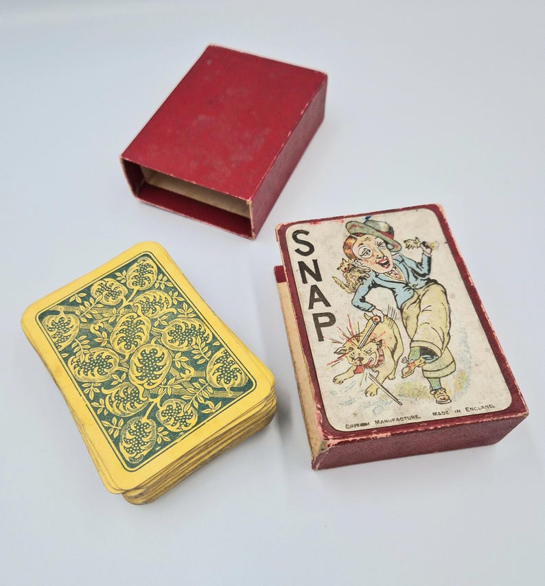 Vintage Early 1900s Playing Cards /SNAP/ Collectible/ Antique - Etsy