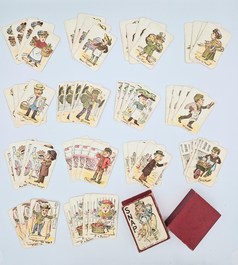 Vintage Early 1900s Playing Cards /SNAP/ Collectible/ Antique - Etsy