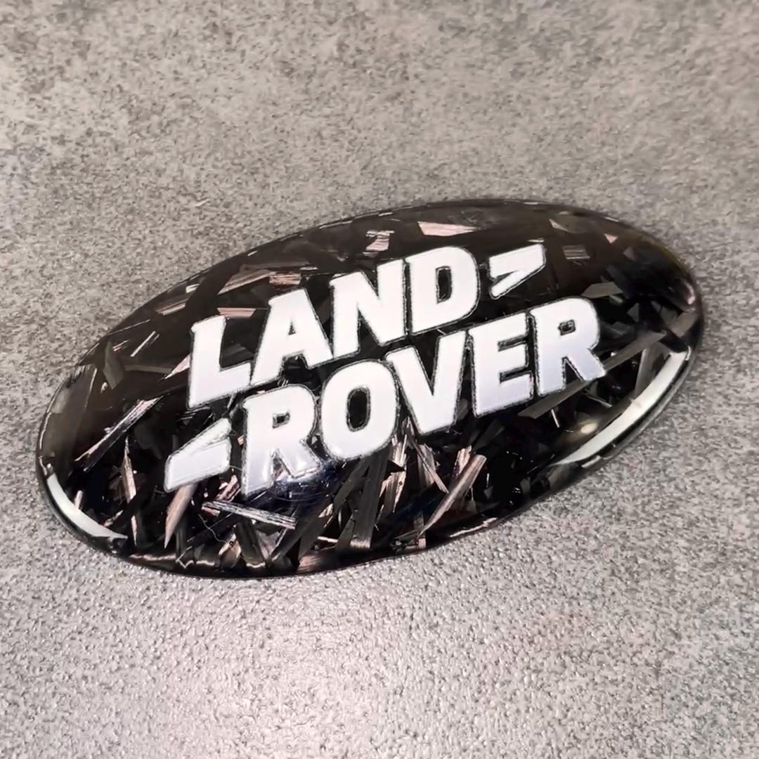 Carbon Emblems for Range Rover. Forged Carbon. Set of 2 Pcs. Discovery ...