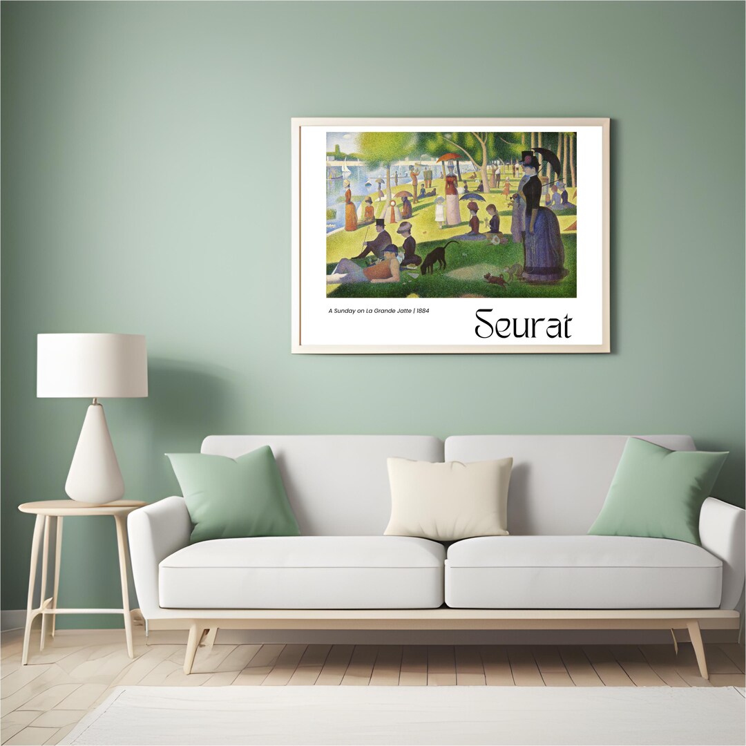 Georges Seurat Poster, A Sunday Afternoon on the Island of La Grande ...