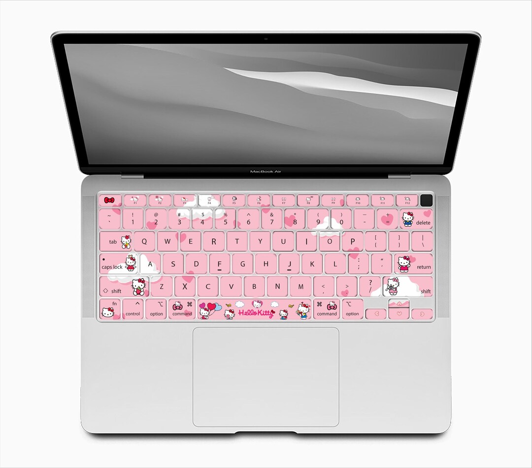 Hello Kitty MacBook Keyboard Stickers - Etsy