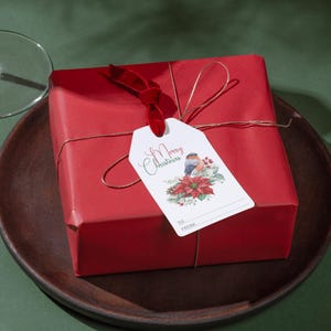 Printable Christmas Gift Tags | Watercolor Holiday Designs (digital ...