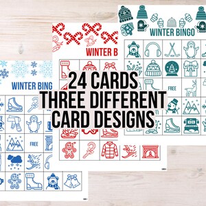 Printable Winter Bingo Game - Etsy