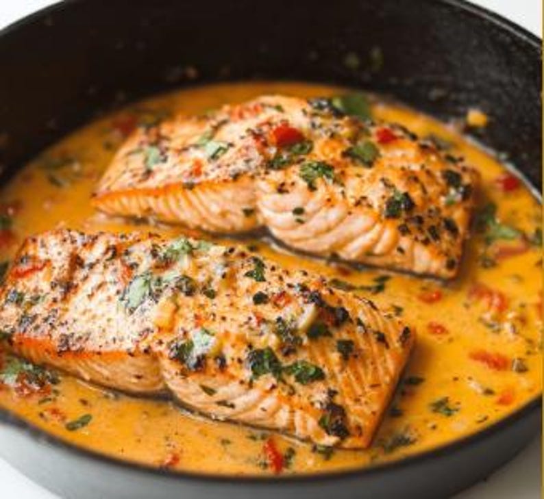 BEST RECIPE for Marry Me Salmon, Sausage Broccoli, Easy Recipe, Dinner ...