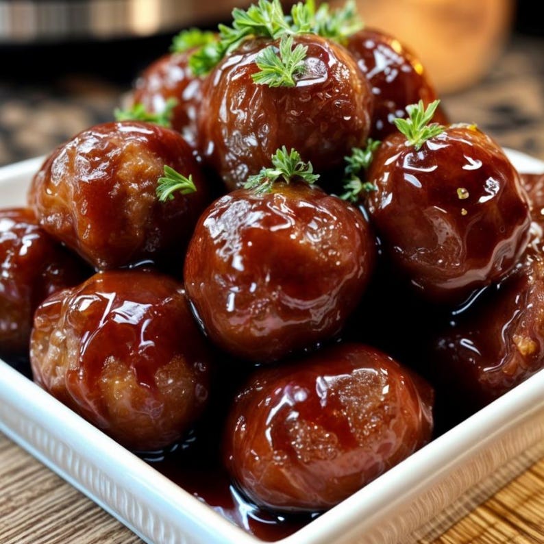 BEST RECIPE for the Ultimate Honey BBQ Crockpot Meatballs, Easy Recipe ...