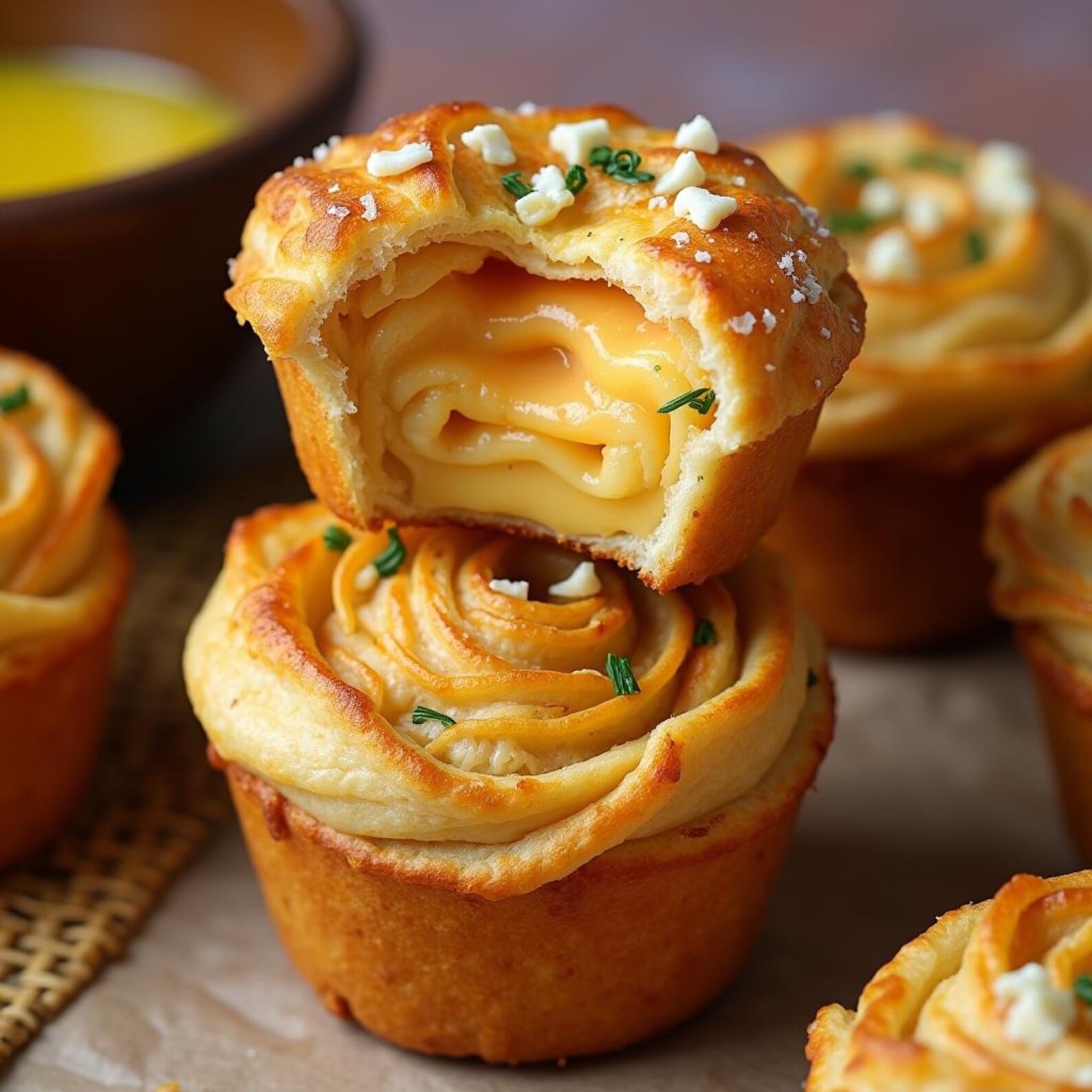 BEST RECIPE for Cheesy Garlic Cruffins ,easy Recipe,dinner Recipe,party ...