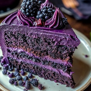 Purple Velvet Cake Recipe: Easy Dinner & Party Dessert (digital ...