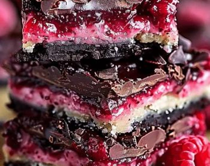 BEST RECIPE for Dark Chocolate Raspberry Pie Bars, Easy Recipe, Dinner ...