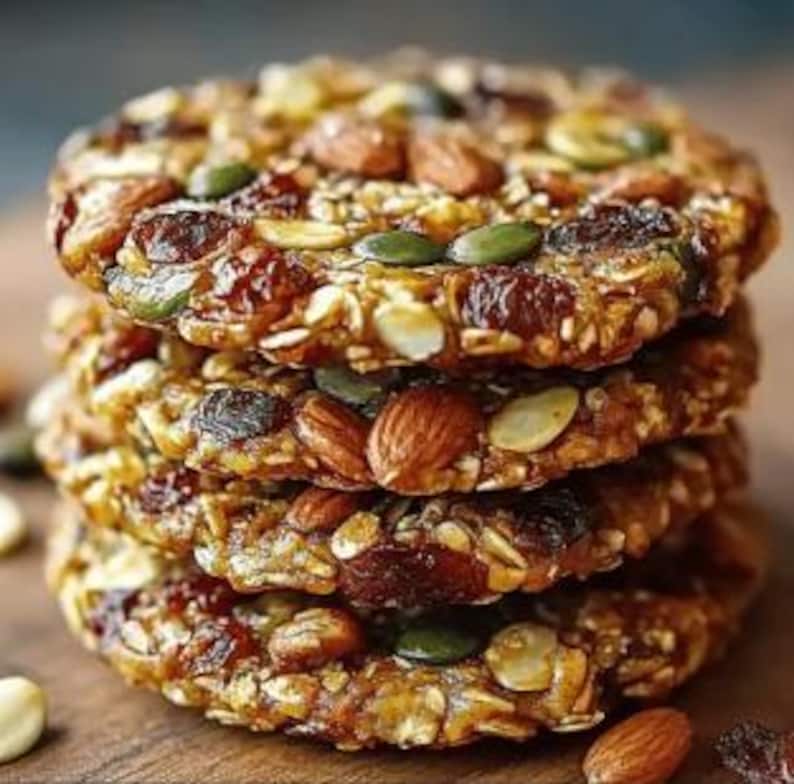 Healthy Nut & Seed Energy Cookies Recipe PDF (digital Download Recipe ...