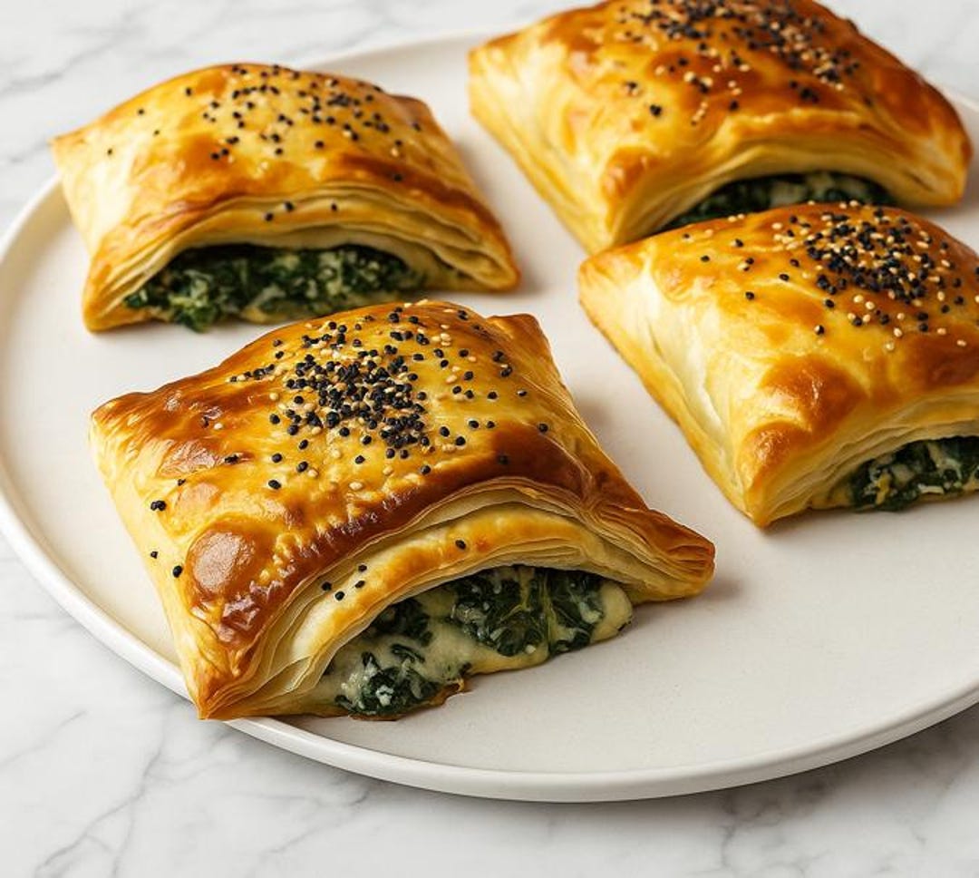 Spinach Puffs Recipe: Easy Appetizer, Brunch, or Snack (digital ...