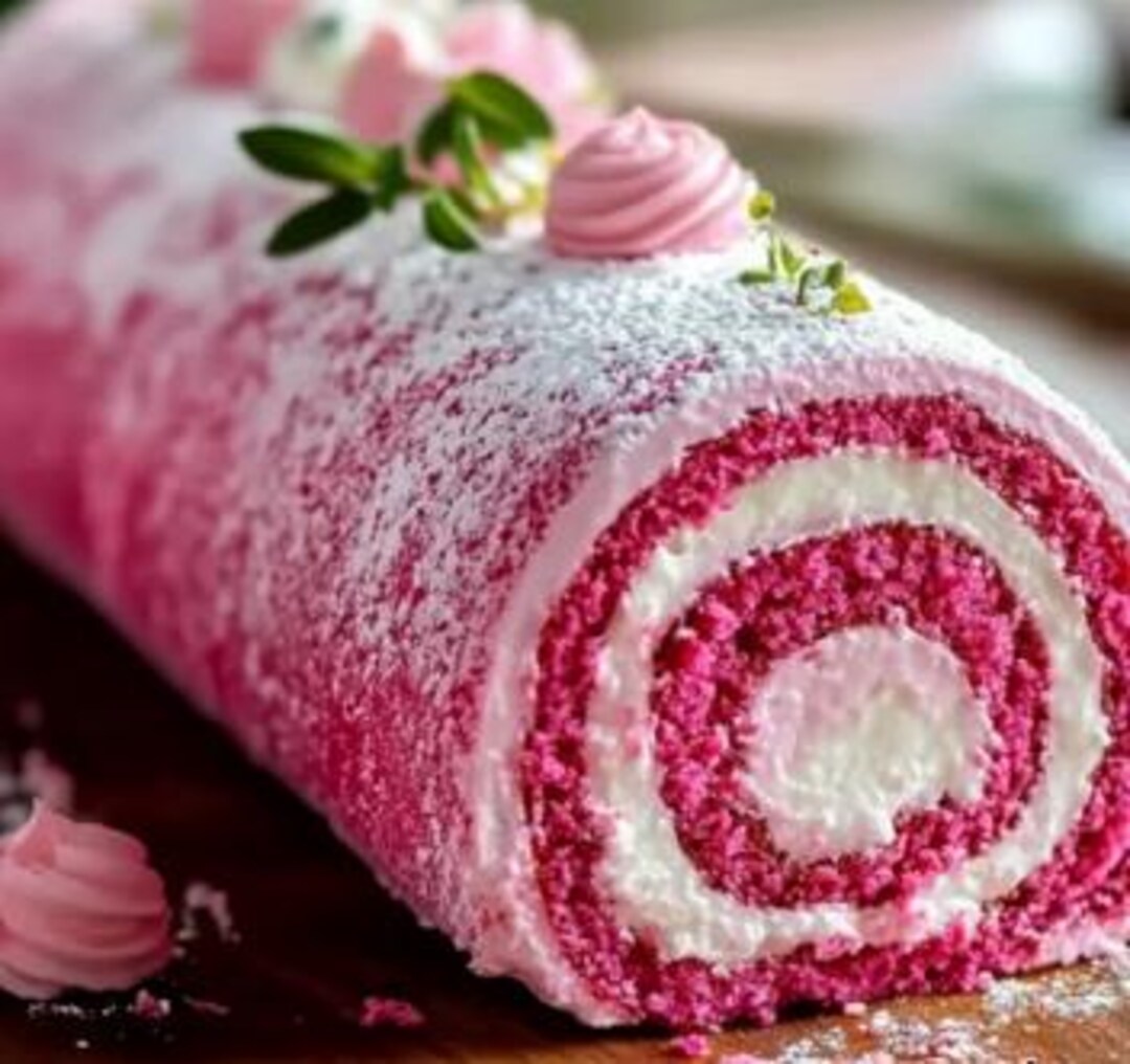 BEST RECIPE for Pink Velvet Roll Cake, Easy Recipe, Dinner Recipe ...