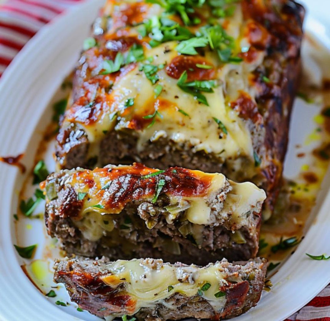 Savory Cheesesteak Meatloaf Recipe: Easy Dinner, Party Meal (digital ...