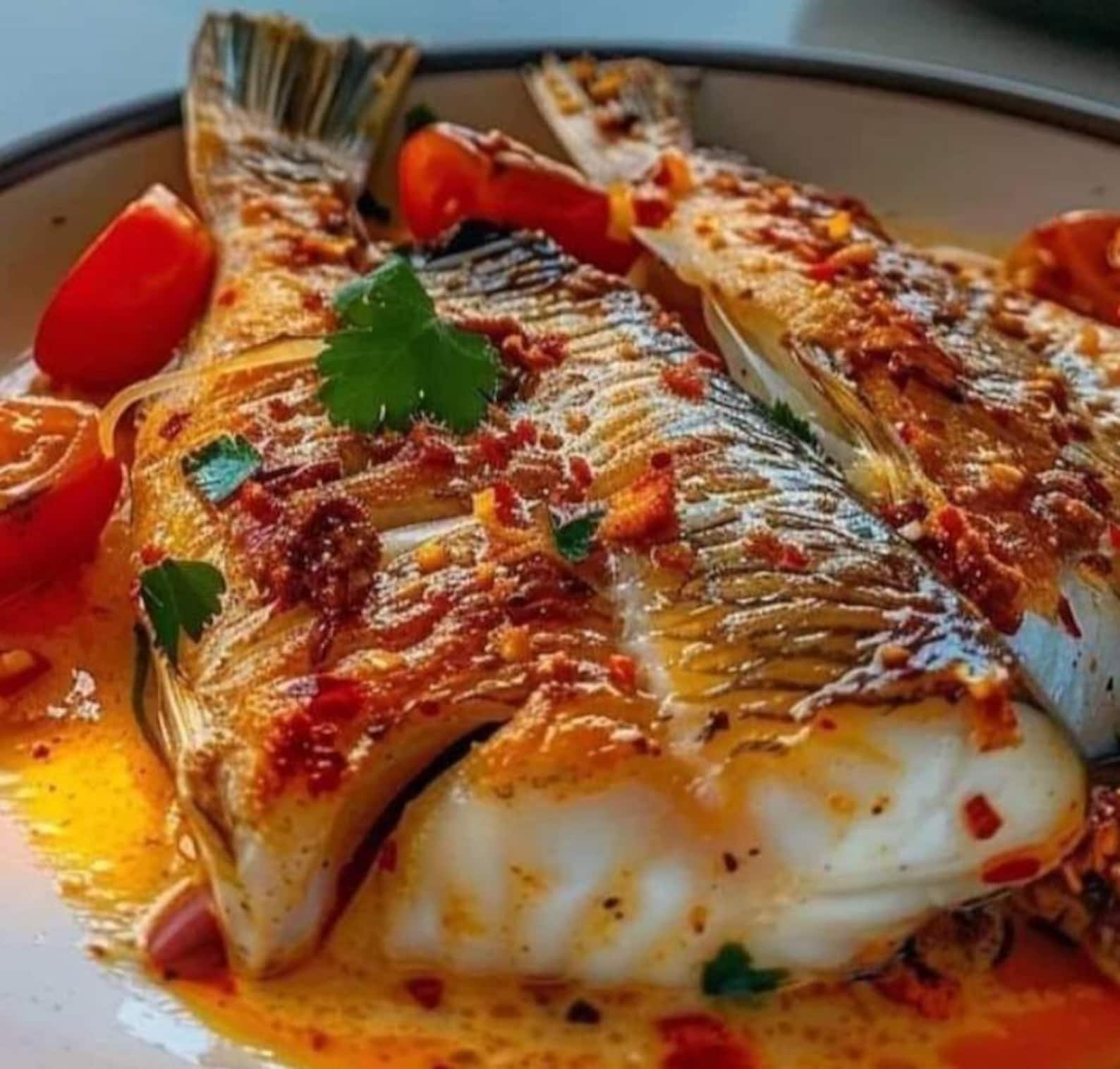 Red Snapper With Creamy Creole Sauce Recipe (digital Download) - Etsy