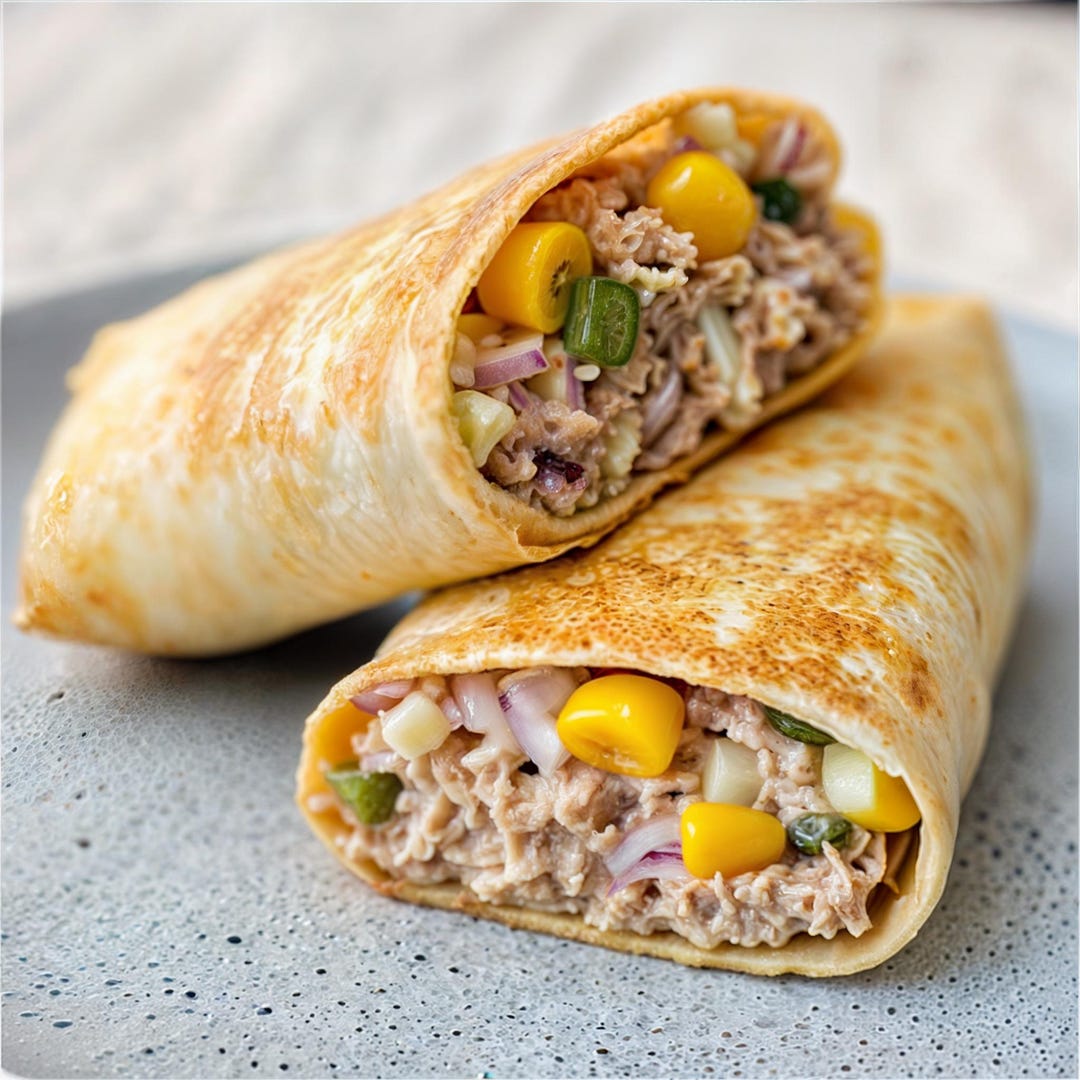 BEST RECIPE for Healthy Tuna Melt Wrap Recipe,easy Recipe,dinner Recipe,party Recipe - Etsy