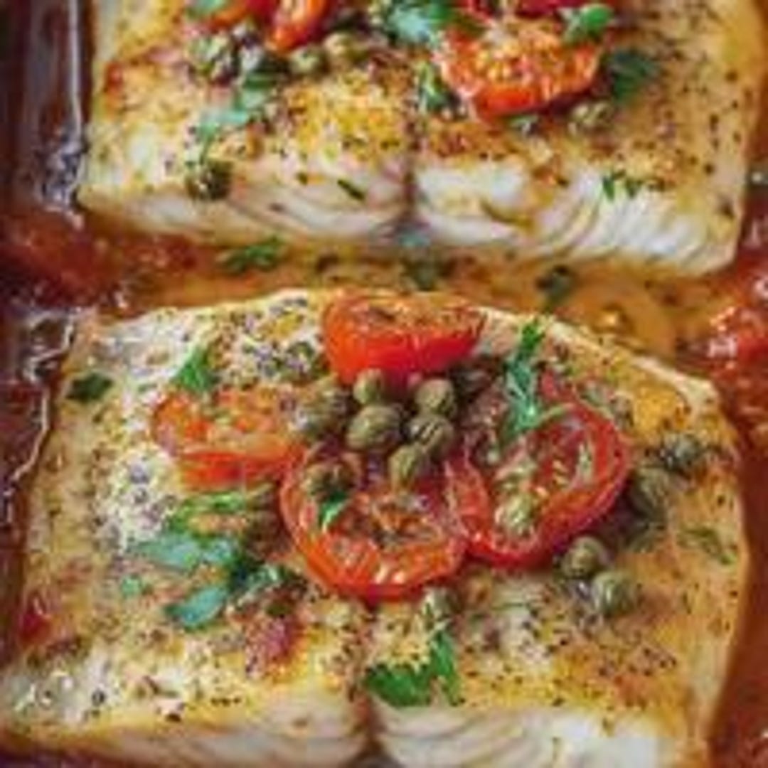Mediterranean Tomato Caper Fish Recipe (digital Download) - Etsy