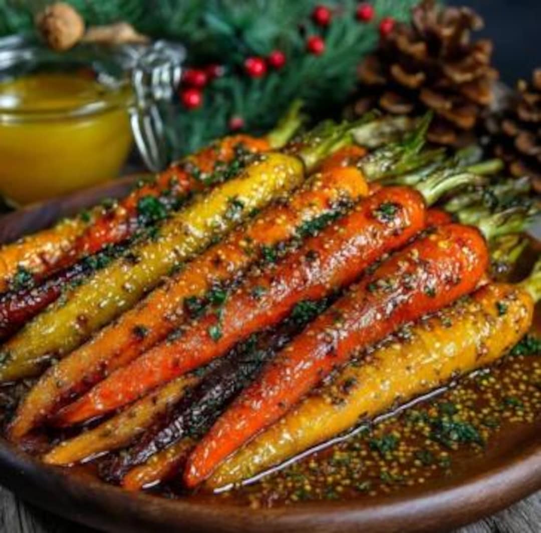 Maple Mustard Roasted Carrots PDF (digital Download Recipe) - Etsy