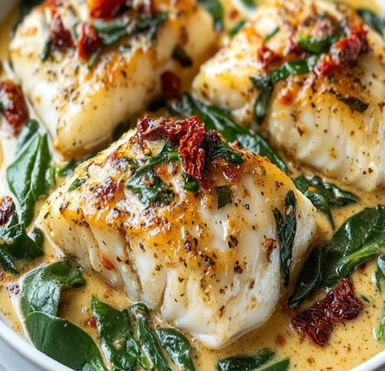 Creamy Keto Tuscan Cod Recipe (digital Download) - Etsy