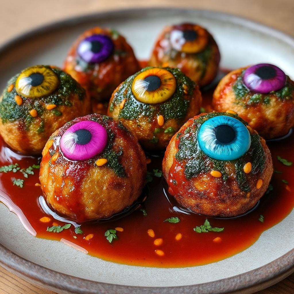 Eyeball Meatballs:discover This Unique PDF (digital Download Recipe) - Etsy