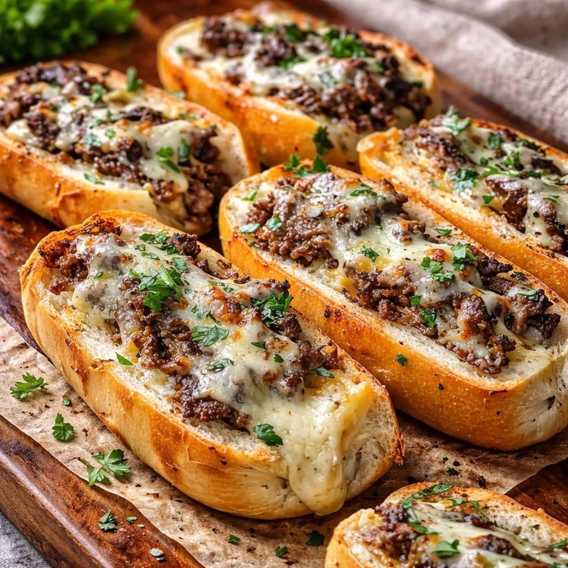 French Garlic Philly Cheesesteak Bread Recipe PDF (digital Download) - Etsy