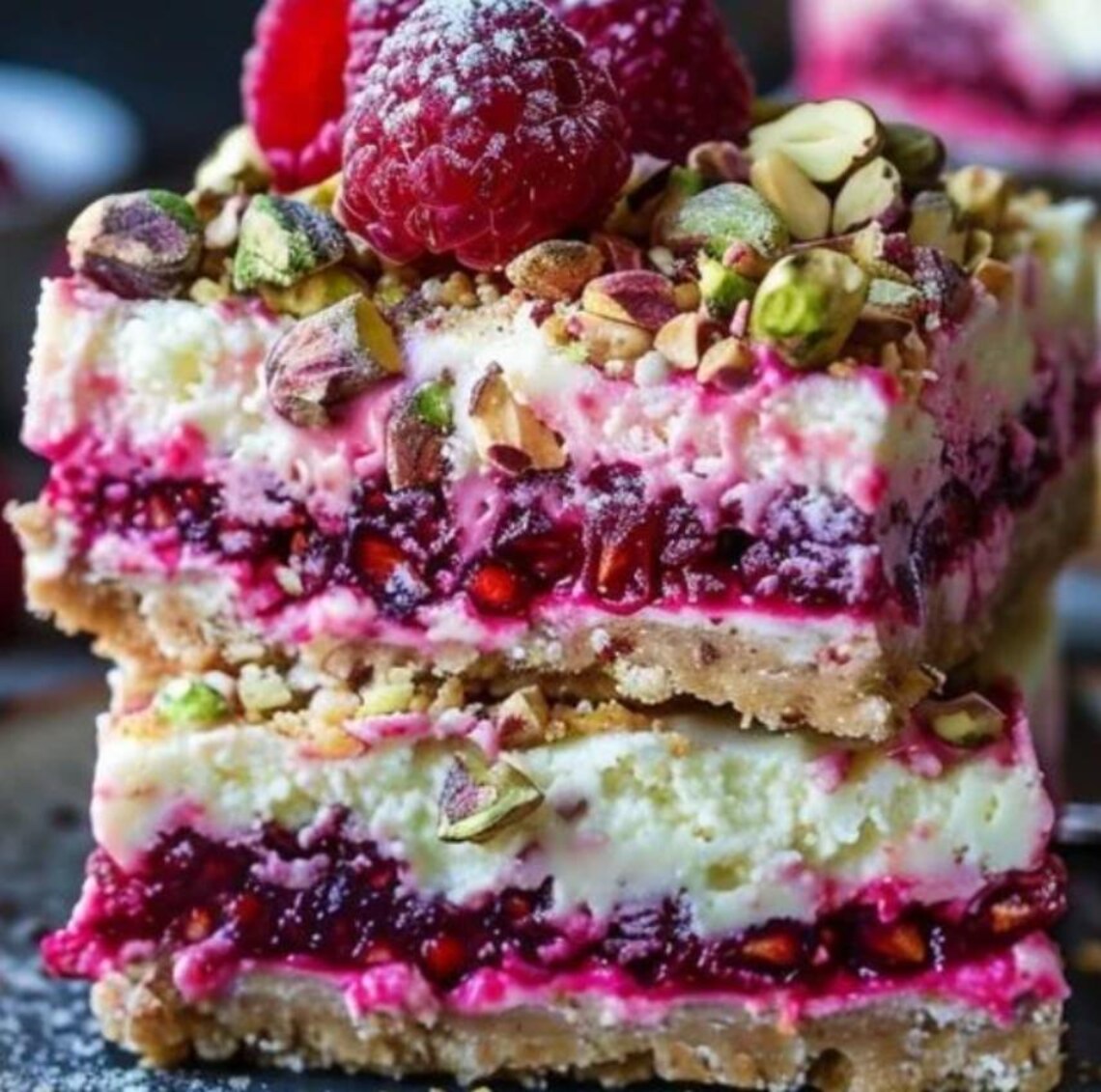BEST RECIPE for Heavenly Raspberry Pistachio Bars, Easy Recipe, Dinner ...