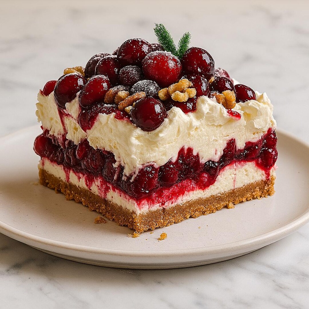 Cranberry Delight Recipe: Festive Holiday Dessert (digital Download) - Etsy