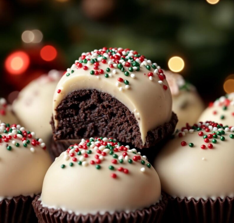 Festive Oreo Balls Recipe: Easy Christmas Dessert (digital Download) - Etsy