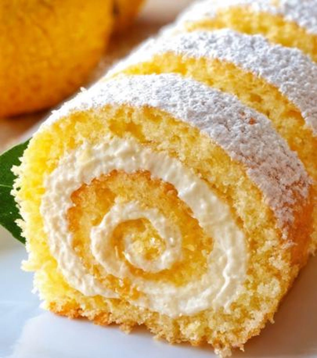 Velvet Lemon Cream Roll Cake Recipe (digital Download) - Etsy