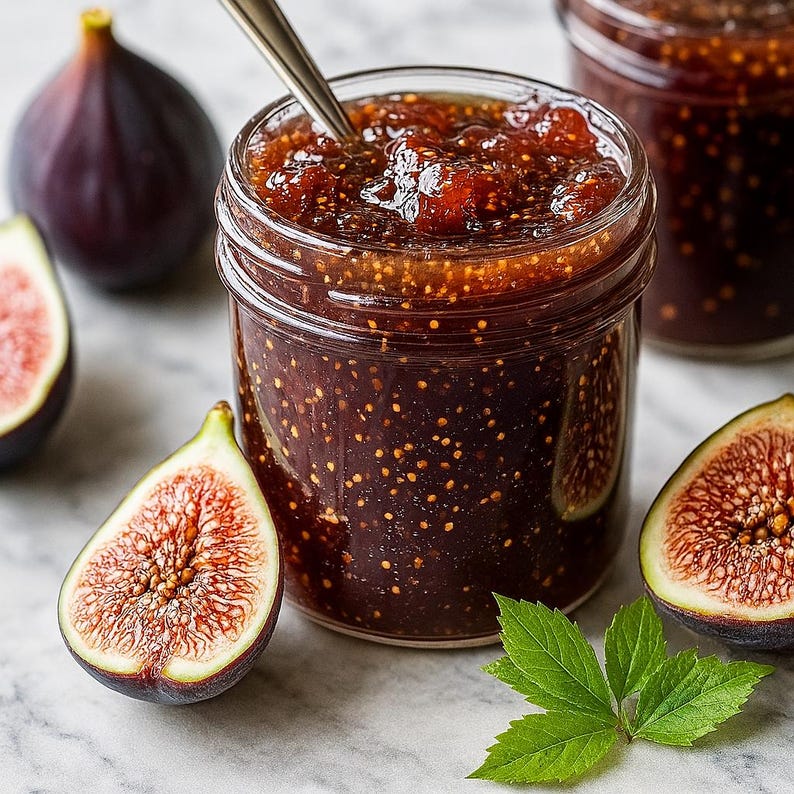 Homemade Fig Jam Recipe: Easy Dinner & Party Spread (digital Download ...