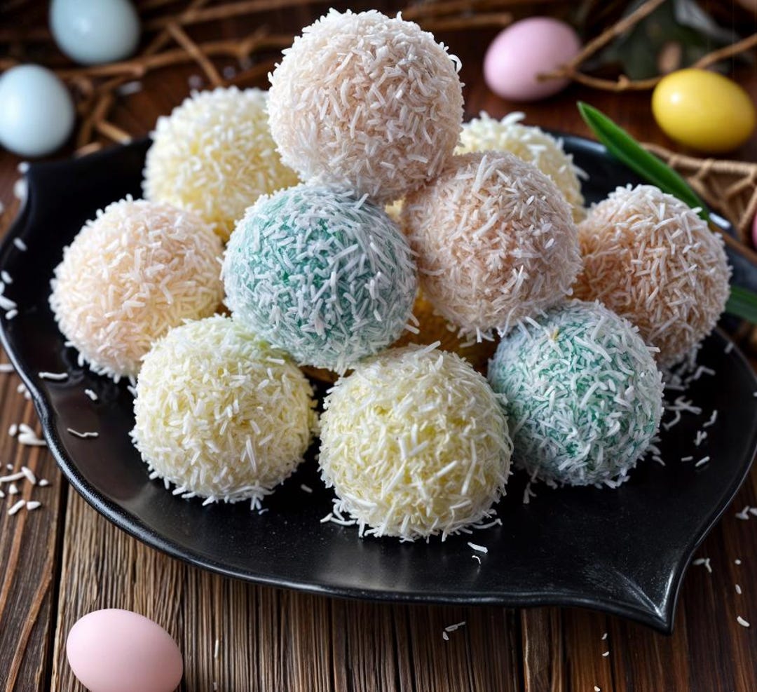 BEST RECIPE for Easter Bunny Coconut Tails, Easy Recipe, Dinner Recipe ...
