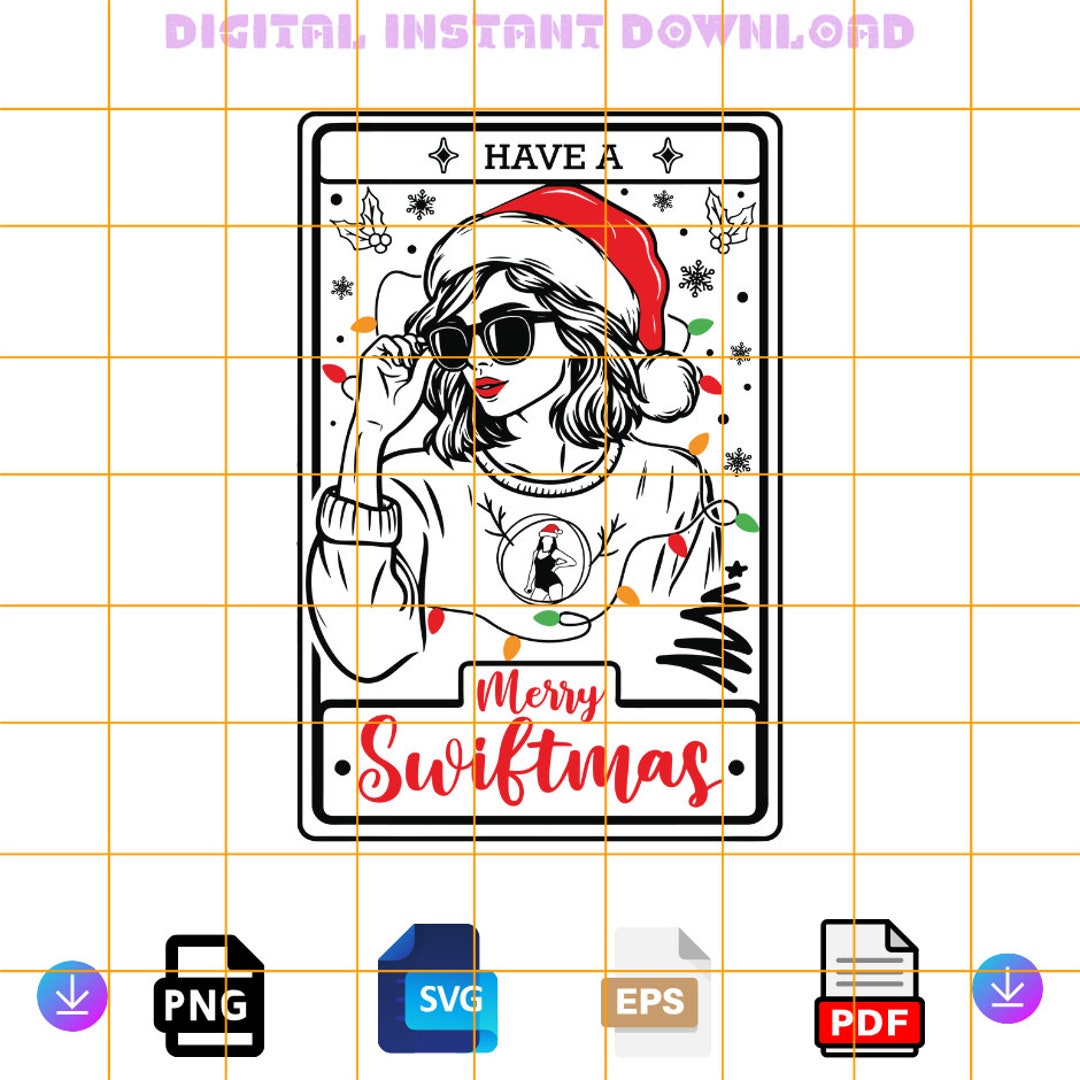 Merry Swiftmas Svg, Taylor Svg, Merry Christmas Svg, Swift Christmas ...