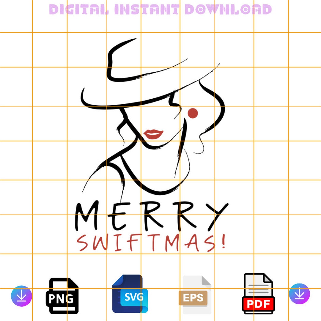 Merry Swiftmas Svg, Taylor Svg, Merry Christmas Svg, Swift Christmas ...