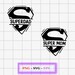 Superdad Supermom Svg Bundle, Dad Svg, Mom Svg, Christmas Svg, Cricut ...