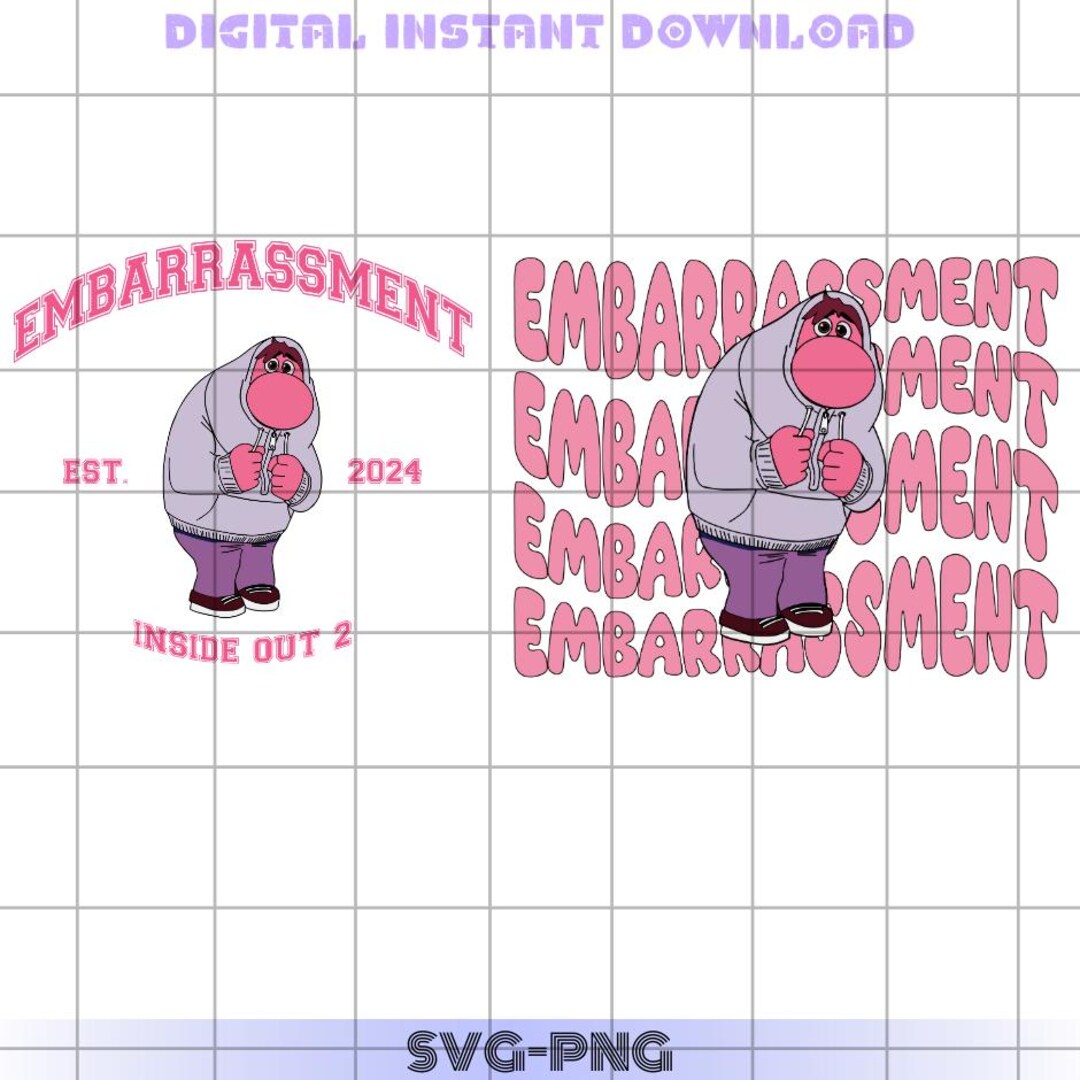 Two Sided Embarrassment Svg Bundle, Front Back Shirt Inside Out 2 Png ...