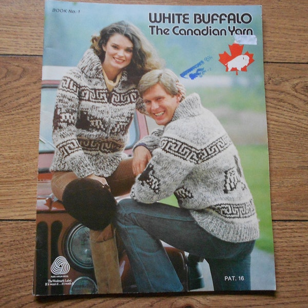 White Buffalo Knitting Pattern - Etsy