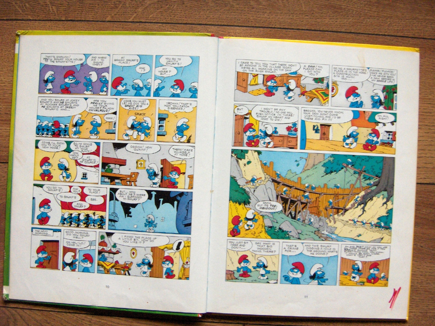 Vintage 1978 children's book THE SMURFETTE by Peyo and | Etsy