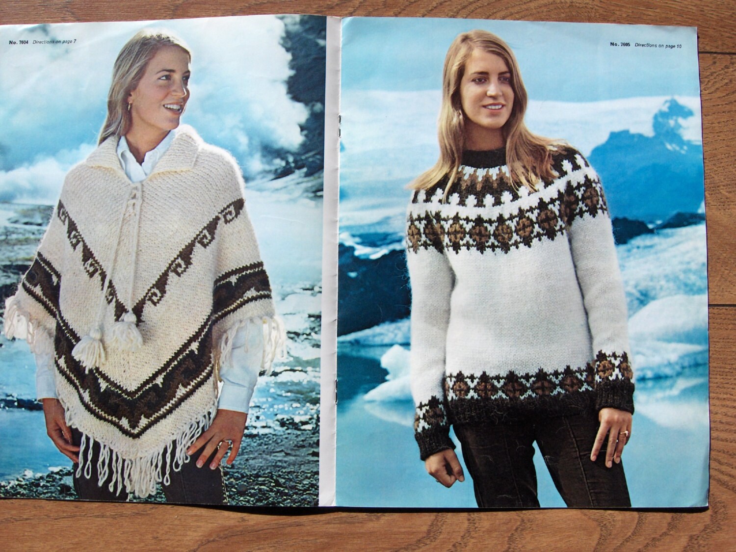 vintage Reynolds 78 Icelandic Lopi knitting patterns men women ...