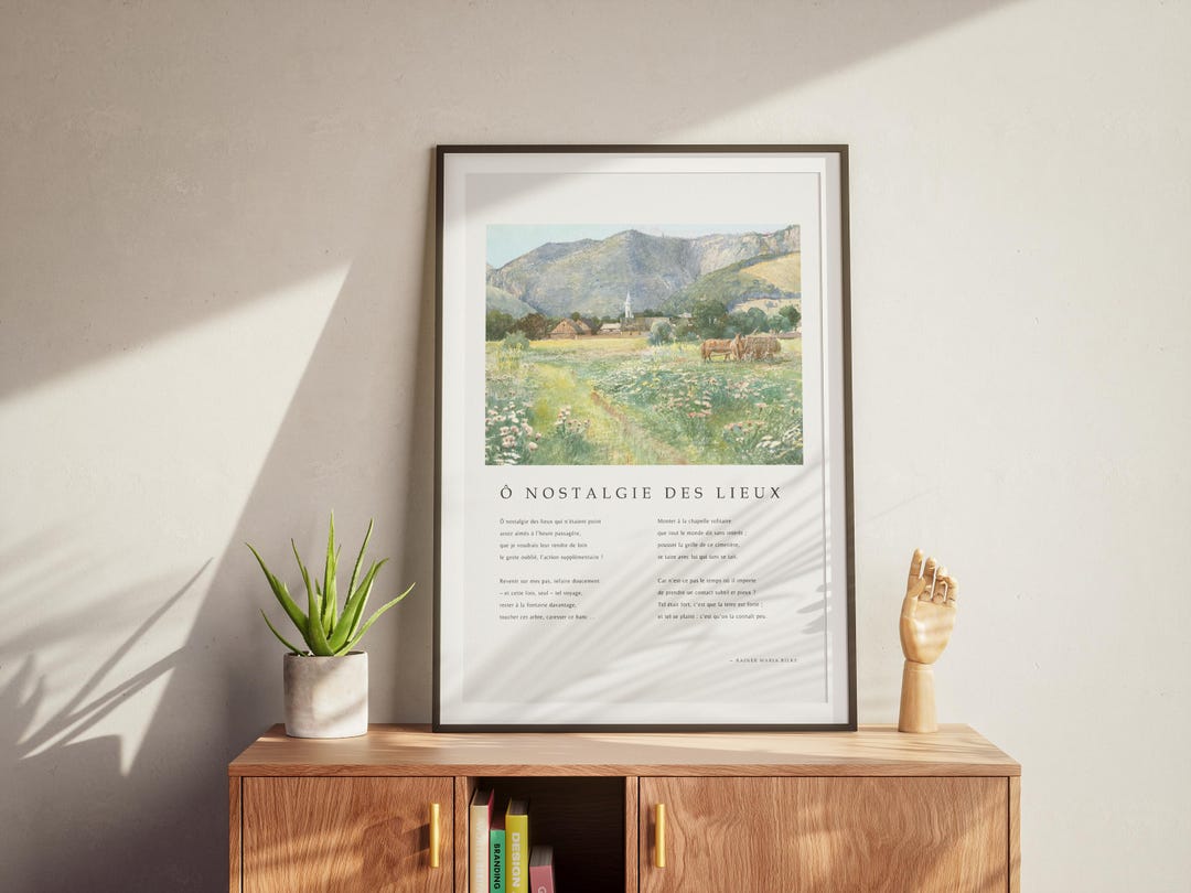 Pastoral Summer Landscape Print, Printable Wall Art, Landscape Print ...