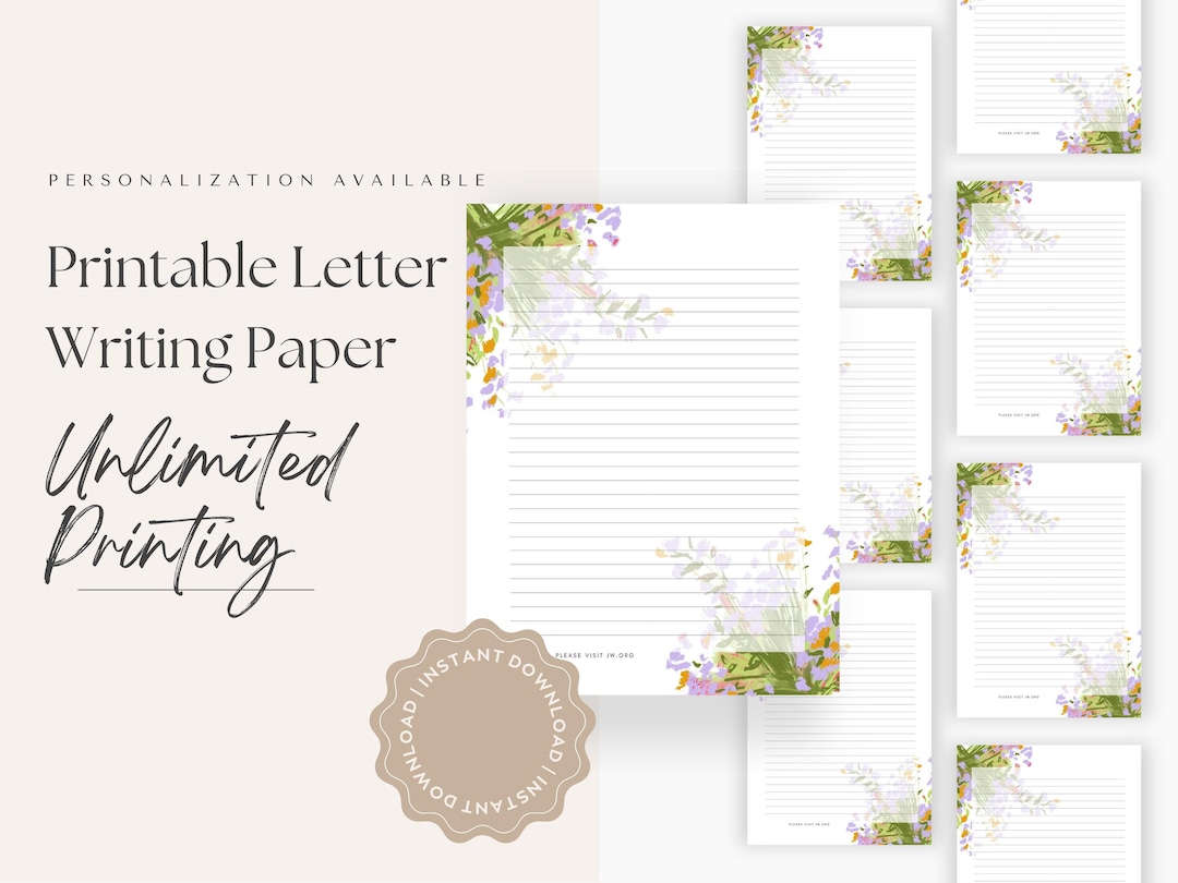 JW Letter Writing | Jehovah's Witnesses | Visit Jw.org | Letterheads ...