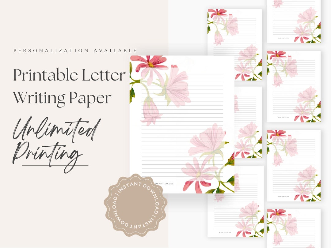 JW Letter Writing | Jehovah's Witnesses | Visit Jw.org | Letterheads ...