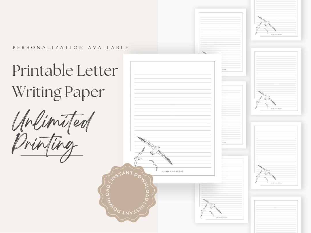 JW Letter Writing | Jehovah's Witnesses | Visit Jw.org | Letterheads ...
