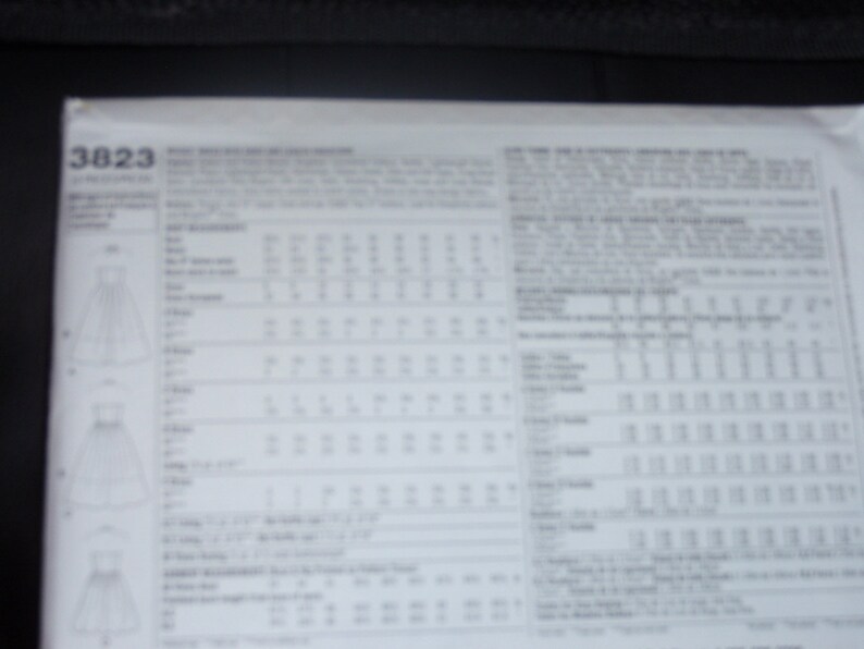 Simplicity 3823 Misses Dress with Skirt and Length Variations | Etsy