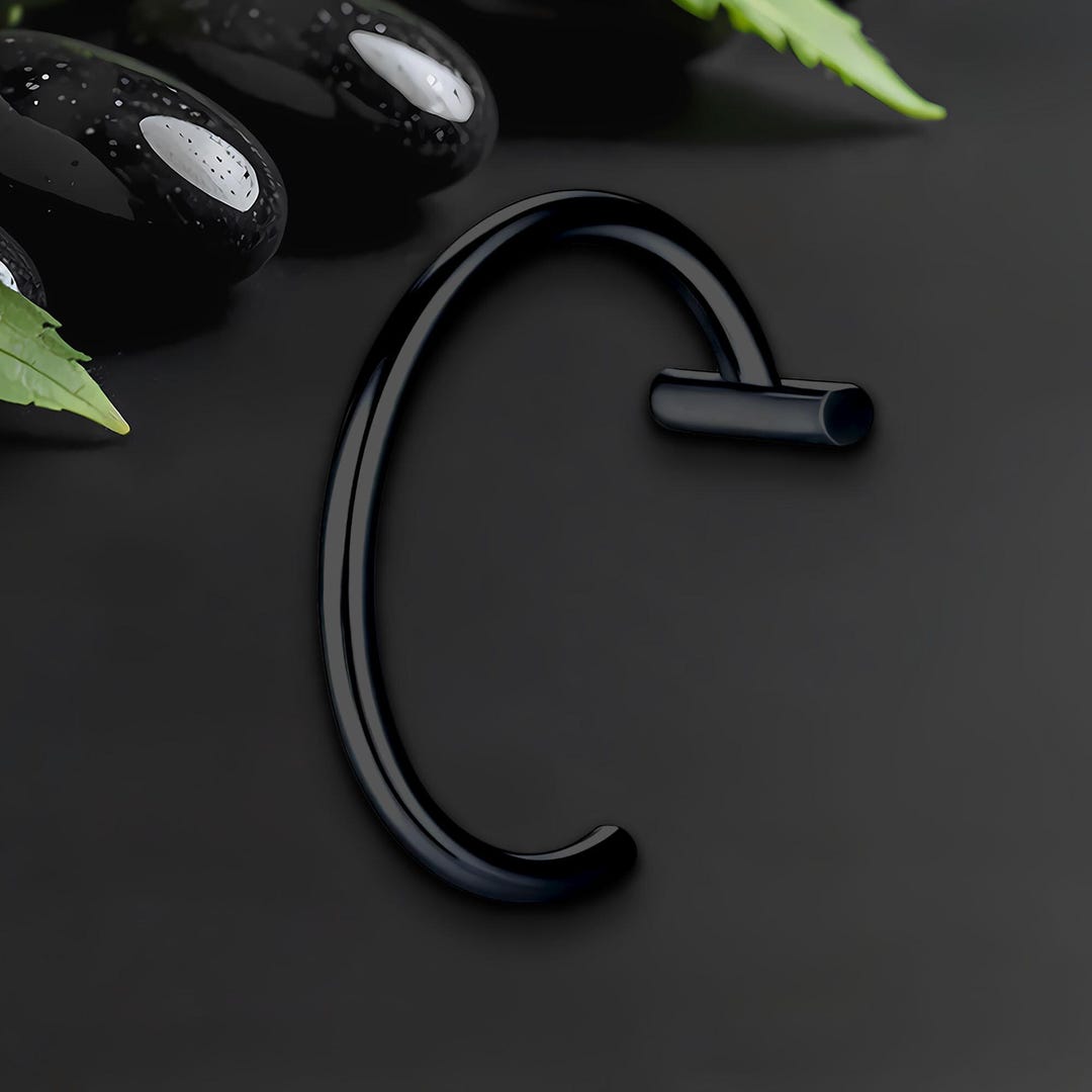 Surgical Steel Lip Ring in Classic Style, Temporary Lip Ring, Lip ...